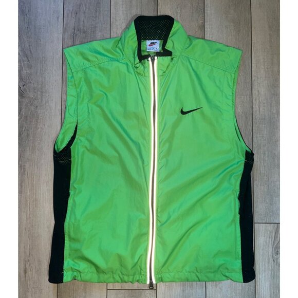 Nike | Jackets & Coats | Vintage Nike Running Cycling Vest Mens Medium ...